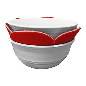 Evelots Pot and Pan Scratch Protectors for Stacking -12 Pack- Ceramic, Glass Cookware Divider, Nonstick Pad -Soft Anti-Slip Felt Separator - No Scratching or Marring When Stacking - 3 Convenient Sizes
