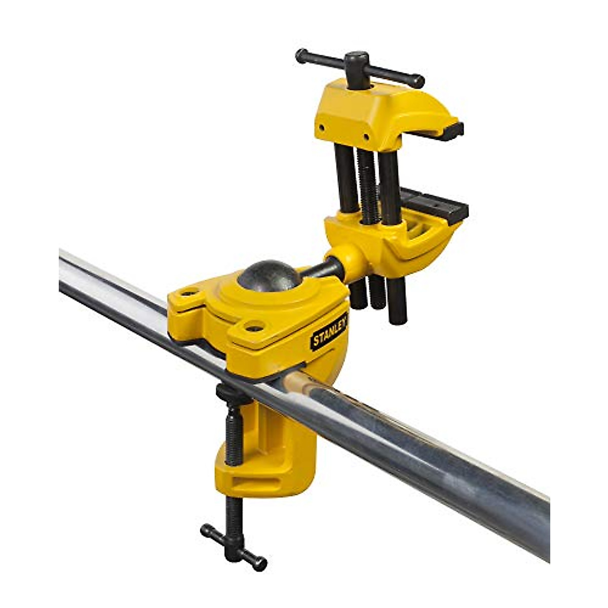 Stanley 1-83-069 MaxSteel Multi Angle Hobby Vice, Yellow/Black
