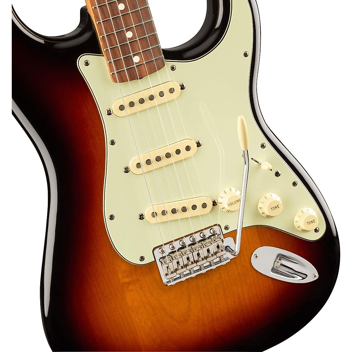 Fender Vintera 60s Stratocaster Electric Guitar, with 2-Year Warranty, 3-Color Sunburst, Pau Ferro Fingerboard