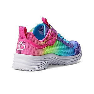 Skechers Kids Girls Dreamy Dancer-Ultra Rainbow Sneaker, Lavender/Multi, 2 Little Kid