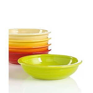 Homer Laughlin Individual Pasta Bowl, Tangerine
