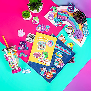 Fashion Angels Squishmallows Vinyl Sticker Pack - Includes 100 Large Squishmallows Stickers - Water Resistant Stickers - Join The Squish Squad - Accessorize Notebooks, Journals & More - Multi (50433)