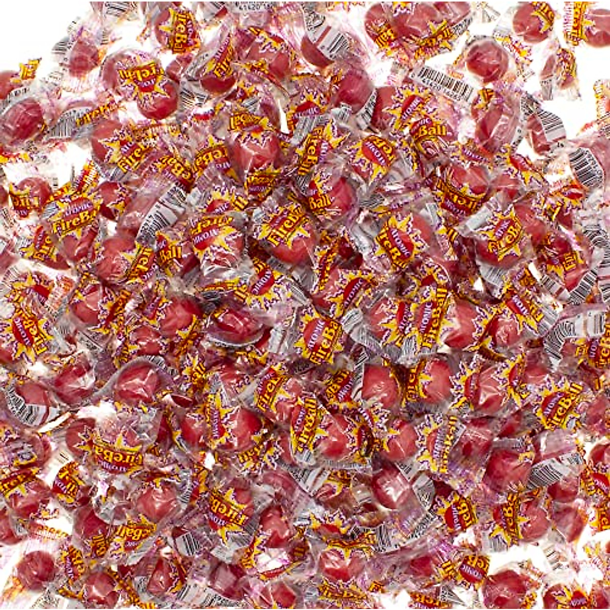 Atomic Fireballs - Medium - Ferrara Candy Co. | Intensely Cinnamon Hard Candy + Individually Wrapped Candy Pack | Movie Theater & Halloween Candy Pack | XL 5 Pound Bulk Candy Bag King of Sweets