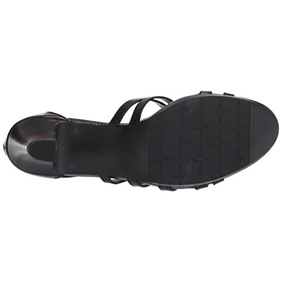 Easy Street Women's Heeled Sandal, Black, 6.5