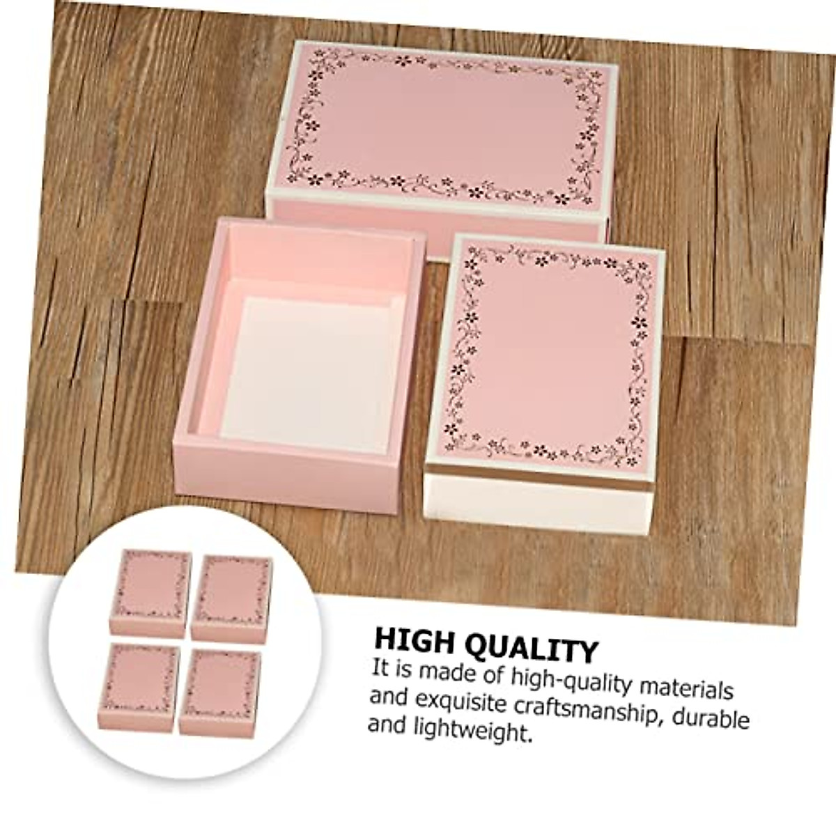 ULTECHNOVO 10pcs Packing Boxes Cake Box Food Container Cupcake Boxes Collapsible Food Container Boxes for Cookies Packaging Wedding Favor Box Cup Cake Boxes Biscuits Box Baking Supplies Mini