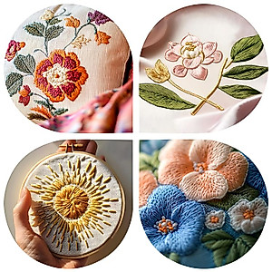 150 Color Skeins Rainbow Color Embroidery Floss，Cross Stitch Threads, Bracelet Yarn, Craft Floss