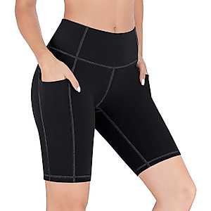 Heathyoga Biker Shorts Women High Waist Yoga Shorts for Women Workout Shorts with Pockets Athletic Shorts Gym Shorts
