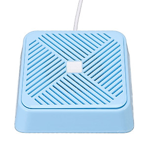 lesiega Portable Mini Dishwasher USB Sound Vibration Electrolytic Water Purification Waterproof Ideal for Fruits Compact and Convenient Fruit Dishwasher(BLUE)