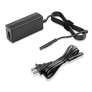 Surface Pro 5 Pro 4 Pro 3 Charger, 36W 12V 2.58A Replacement Power Supply Adapter for Microsoft Surface Pro 3 Pro 4 Pro 5 i5 i7 Tablet Surface Battery with Power Cord, fits Model 1625