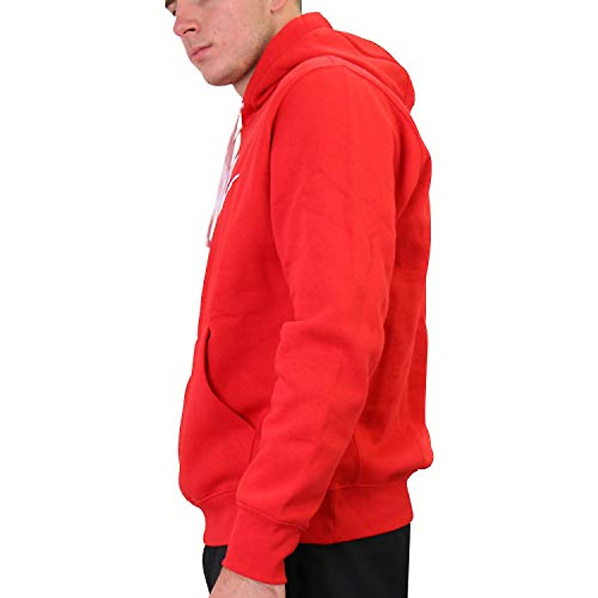 Nike Men's Sportswear Club Fleece Hoodie (L, University Red)
