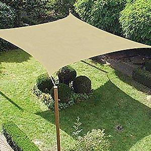 TK-PINLI 10' x 13' Rectangle Sun Shade Sail UV Block for Outdoor Patio Garden