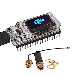Hailege ESP32 LoRa SX1276 0.96 Inch OLED Display Development Board WiFi Bluetooth Dual Core 240MHz CP2102 and 868/915MHz with Antenna for Arduino Smart WiFi LoRa 32