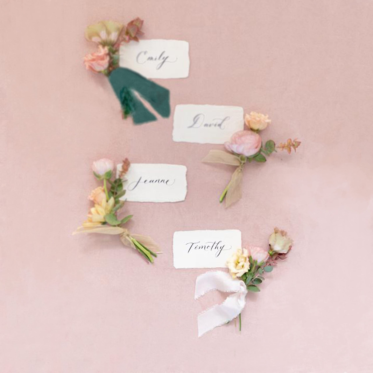 GROOVELY Silk Chiffon Ribbon for Gift Wrapping, Wedding Decorations, Bridal Shower Decorations, Easter Decorations, Gift Ribbon for Crafts and Gift Wrap, 4 Rolls x 20 Yards