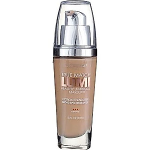 L'Oreal Paris True Match Lumi Healthy Luminous Makeup, N1-2 Soft Ivory Classic Ivory , 1 fl; oz.