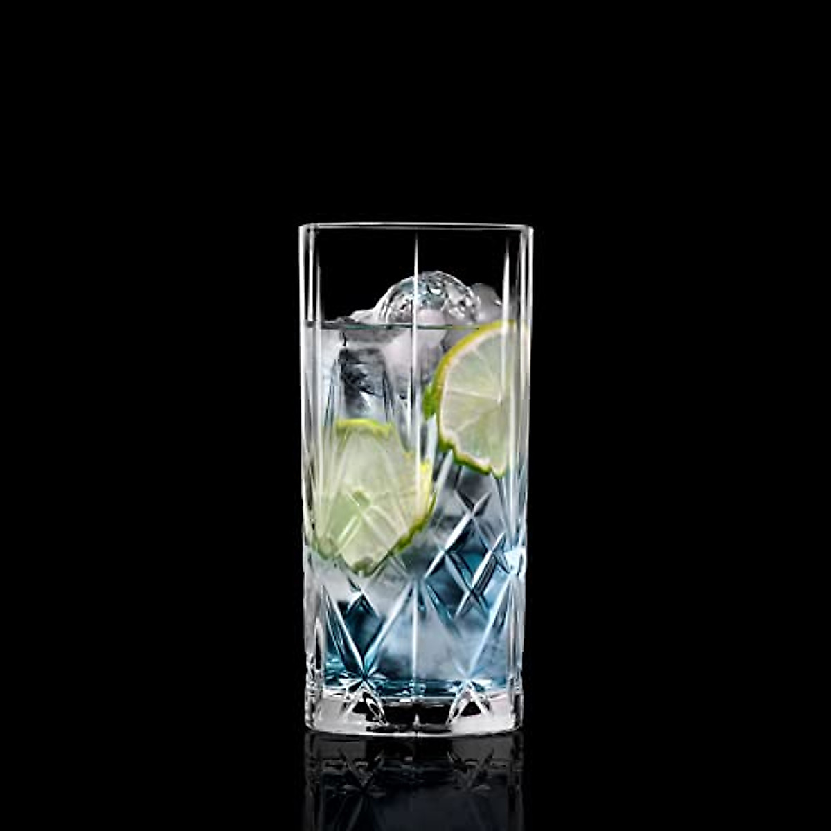 RCR 25766020006 Melodia Crystal Hi-Ball Cocktail Water Tumbler Glass, 23 x 15.5 x 15.5 cm, Clear