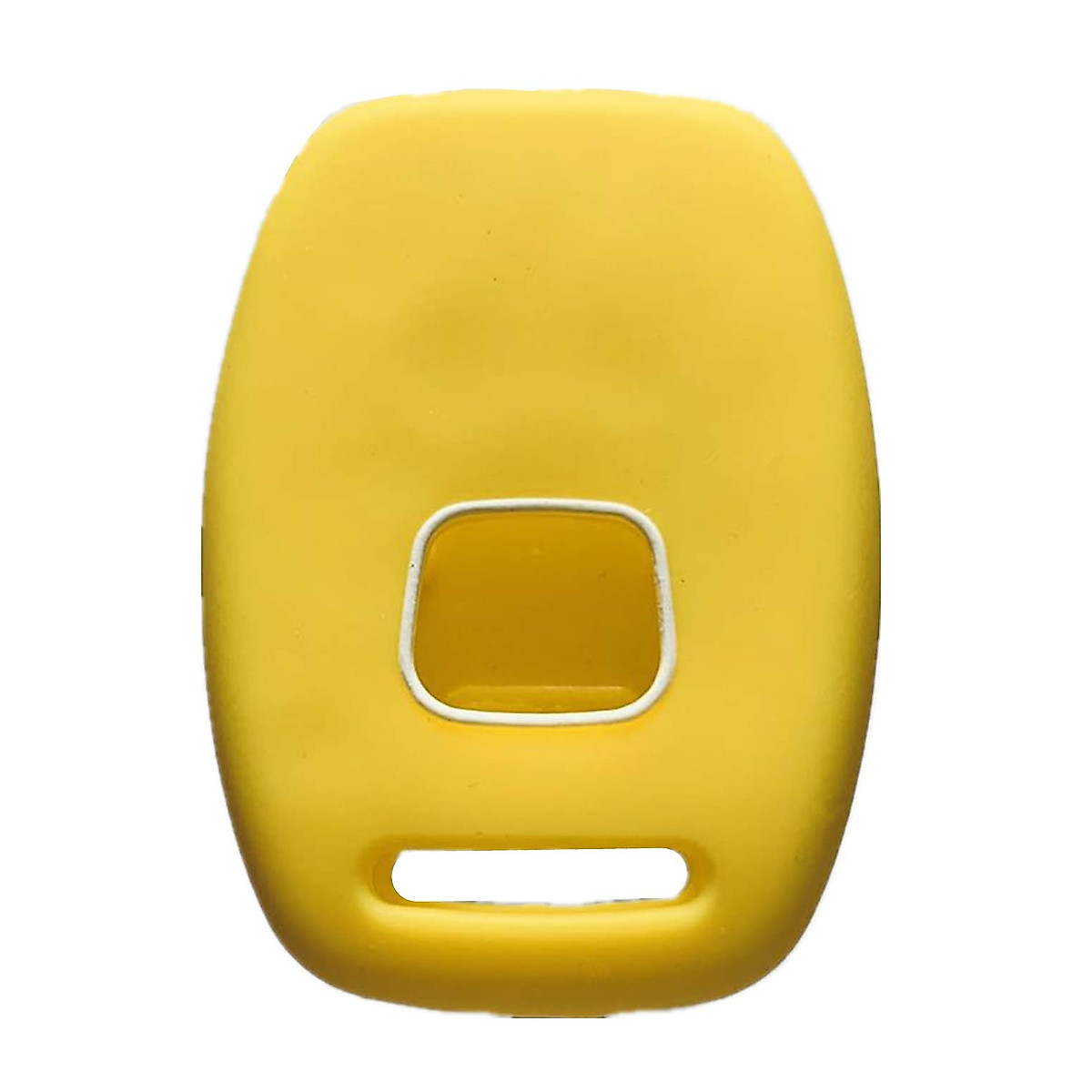 Rpkey Silicone Keyless Entry Remote Control Key Fob Cover Case protector Replacement Fit For Honda Accord Accord Crosstour CR-V Civic Element Pilot OUCG8D-380H-A N5F-S0084A N5F-A05TAA(yellow)