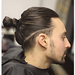 WDGROW Large Braided Mens Hair Ties, for Longhairs Men Bun,Thick Black Pony Tails Ties for Women,Guys, Bracelet Hair Tie,For Thick and Thin Hair,12 Packs,Durable (Black)