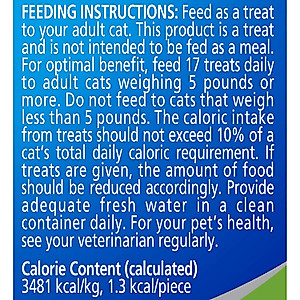 Purina DentaLife Made in USA Facilities Cat Dental Treats, Savory Salmon Flavor - (Pack of 10) 1.8 oz. Pouches