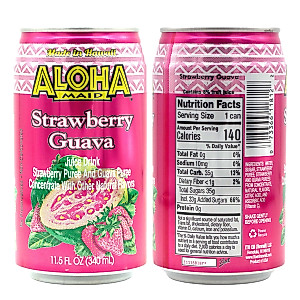 Aloha Maid Drinks, Variety, All Flavors, 1 Can per Flavor, Total 10 Cans