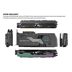 ZOTAC GAMING GeForce RTX™ 3080 Ti AMP Holo 12GB GDDR6X 384-bit 19 Gbps PCIE 4.0 Graphics Card, HoloBlack, IceStorm 2.0 Advanced Cooling, SPECTRA 2.0 RGB Lighting, ZT-A30810F