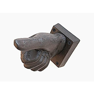 Cast Iron Thumbs Up Themed Wall Mounted Hook
