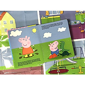 Peppa Pig My Busy Books - Storybook, 10 figurines, playmat