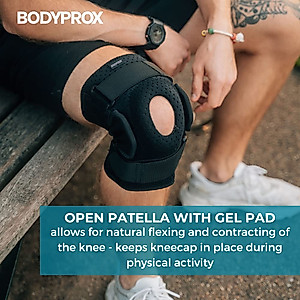 Hinged Knee Brace for Men and Women, Knee Support for Swollen ACL, Tendon, Ligament and Meniscus Injuries