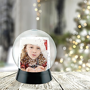 Photo Snow Globe with Black Base