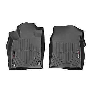 WeatherTech Custom Fit FloorLiners for Honda Civic Si, Civic Type R, Civic - 1st & 2nd Row (44884-1-2), Black