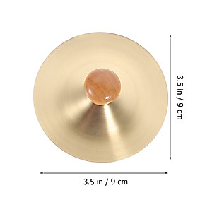 2pcs Finger Cymbals Percussion Instrument Metal Finger Cymbals Silver Dance Finger Zills for Playing