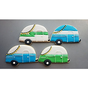 Trailer Glamper RV Camper 4 Inch Cookie Cutter from The Cookie Cutter Shop – Tin Plated Steel Cookie Cutter – Made in the USA