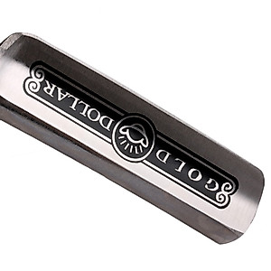 Tangc Pro Gold Dollar Shave Knife 66 Straight Edge Barber Razor Folding Hair Shaving