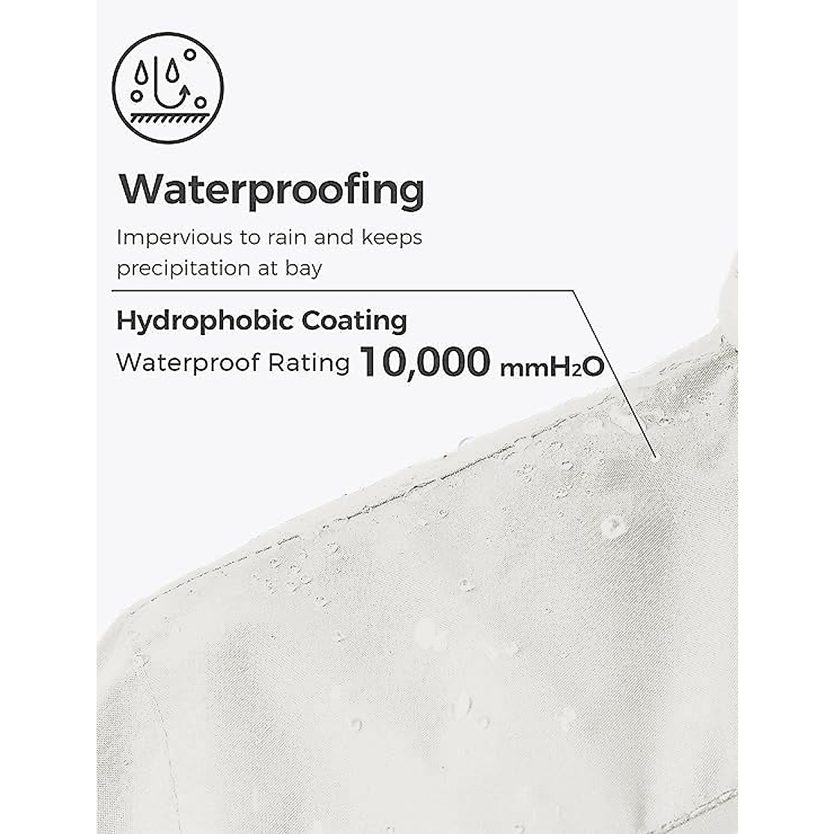 wantdo Men's 3-in-1 Winter Coat Waterproof Snow Jackets Warm Skiing Jacket with Hood White L