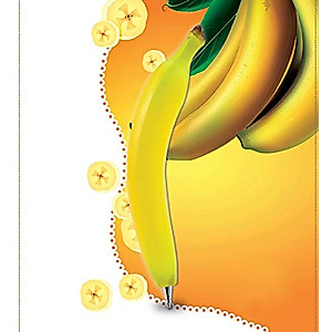 Planet Pens Banana Novelty Pen - Cute Fun & Unique Kids & Adults Office Supplies Ballpoint Pen, Colorful Fruits Writing Pen Instrument For School & Office