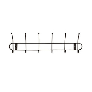 Spectrum Diversified Wall Mount 6 Hook Rack, Industrial Gray
