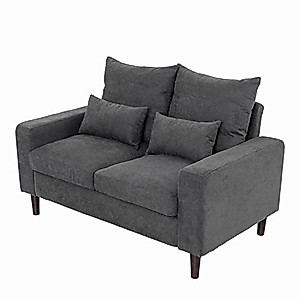 Panana 2 Seater & 3 Seater Fabric Corner Sofa Living Room Suite Set, Sofa Sets for Living Room, Grey