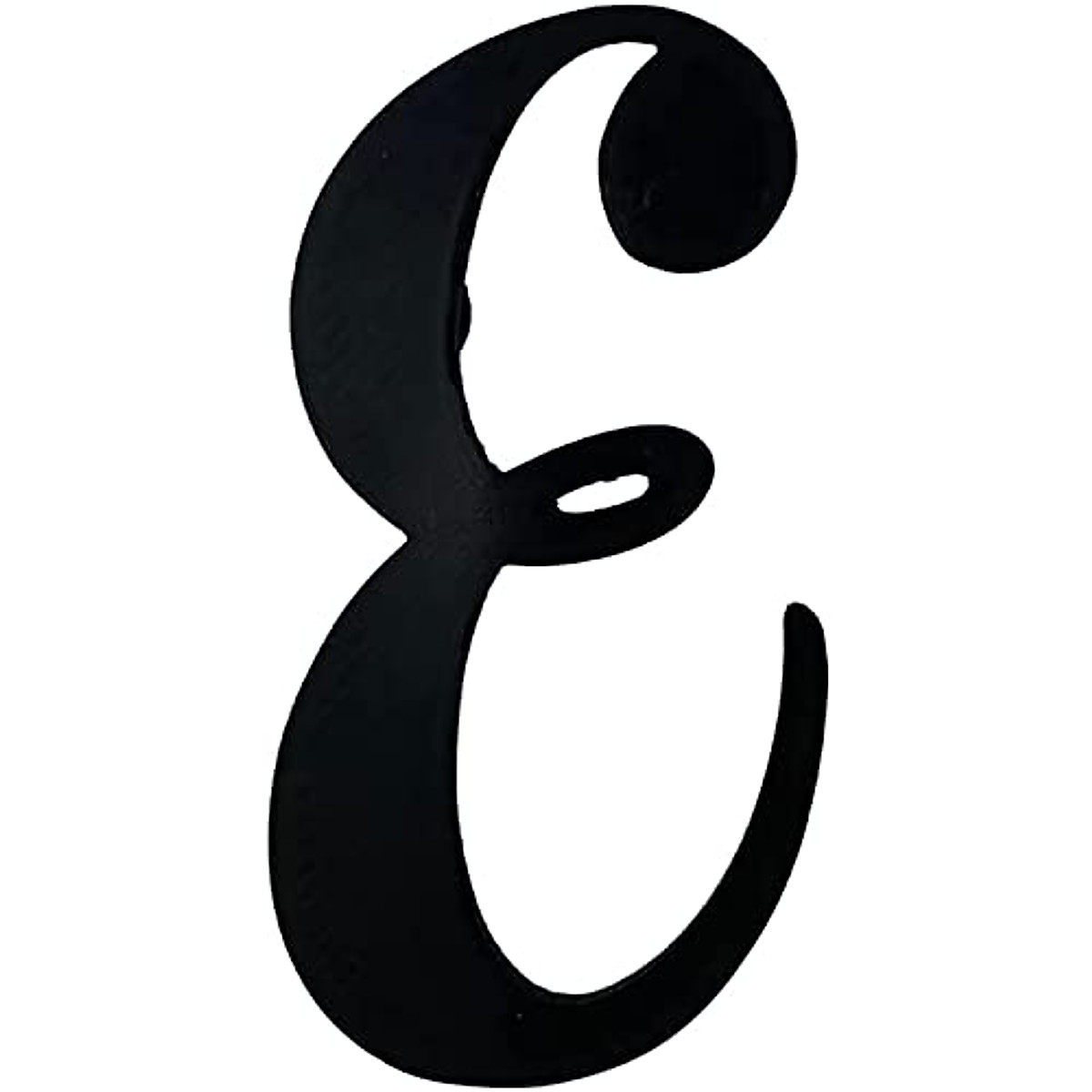 JinJing Charms Letter E for Bogg Bag Handbag Accessories Beach Tote Personalized DIY 3D Printed Decorative A-Z Alphabet Large Initials Letters Black