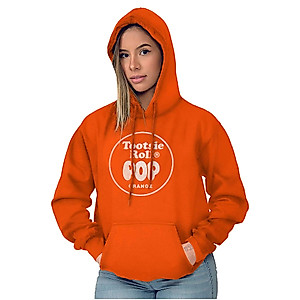 Brisco Brands Tootsie Roll Pop Orange Flavor Hoodie Sweatshirt Women Men