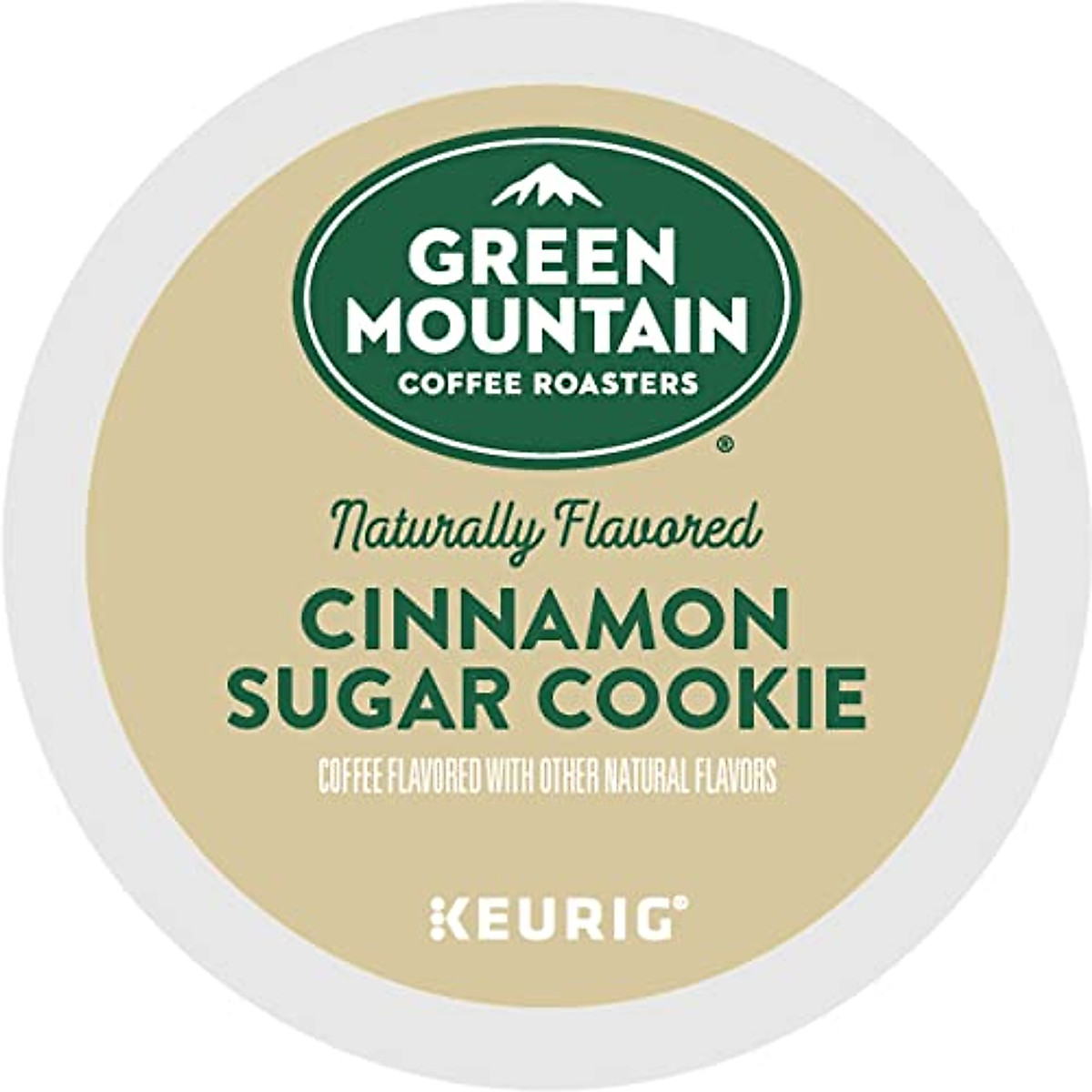 Green Mountain Coffee Roasters Cinnamon Sugar Cookie, Single-Serve Keurig K-Cup Pods, Flavored Light Roast Coffee, 24 Count (Pack of 4)