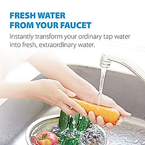 Waterdrop Faucet Water Filter, Replacement for Culligan® FM-15RA Water Filter, Culligan® FM-15A Filtration System, White Finish (Pack of 3)