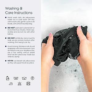 Tafts Silk Pillow Cases - 22mm 100% Pure Mulberry 6A Silk Pillowcase for Hair & Skin with Zipper Closure, Cooling, Natural, Organic, Double Sided Silk Pillow Case (Misty Rose Pink, King 20x36, 1pc)