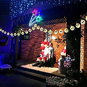 Dontsri Solar Powered Xmas Lights, 8 Modes, 30 LEDs, Waterproof, Auto On/Off, Long Lasting, Outdoor Use