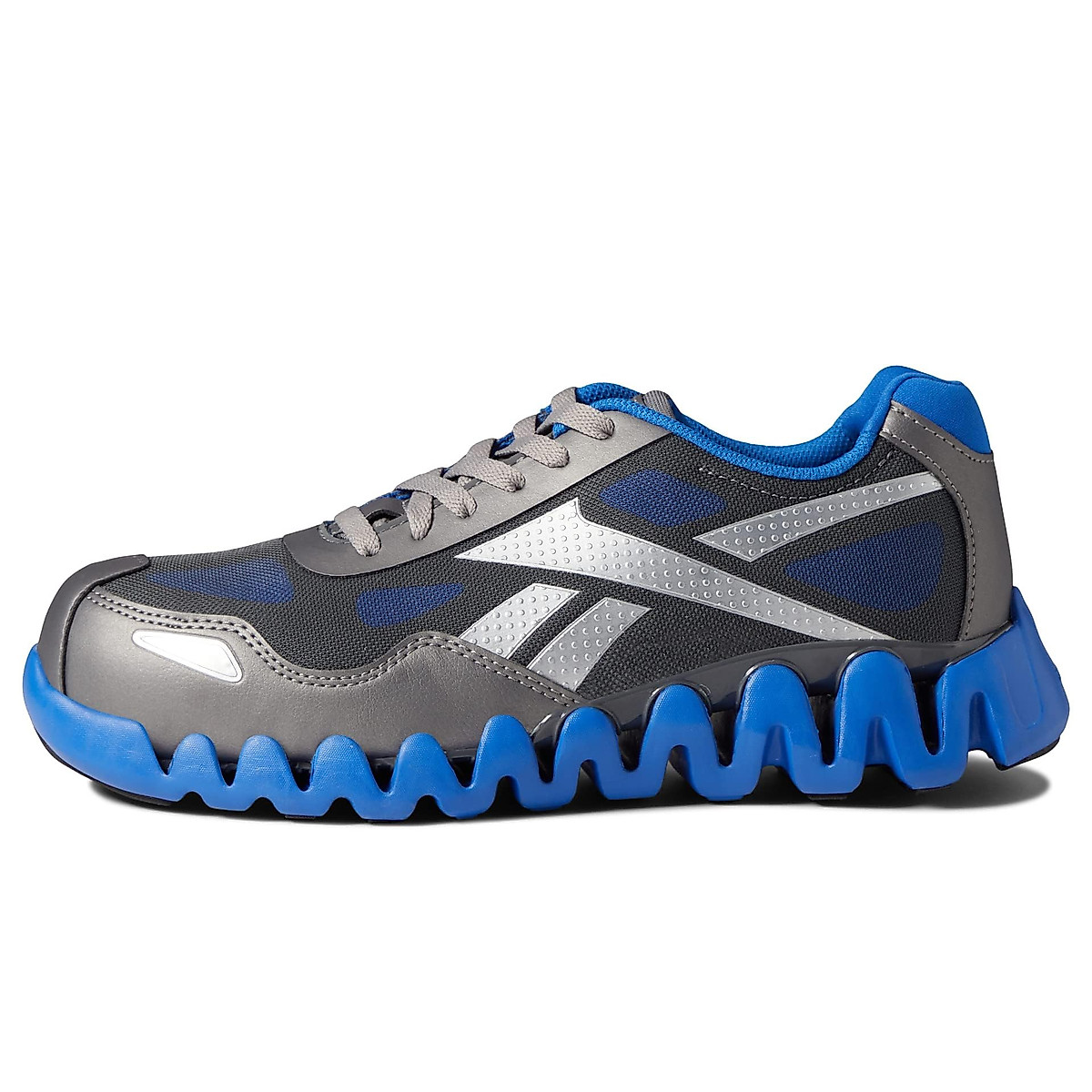 Reebok Zig Pulse Work EH Comp Toe Grey/Blue 7 B (M)