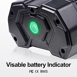 DTK 56V Battery Replacement for EGO 56V Battery BA2800T BA4200T BA1400 BA5600T 5.0Ah Lithium Ion Batteries