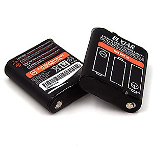 (2-Pack) 3.6V 800mAh PMNN4477AR Ni-MH Battery Pack Replacement for Motorola PMNN4477A Two-Way Radio Battery, Compatible with Motorola T200 T400 T500 T800 T600 T62 T82 T92 Series walkie-talkies