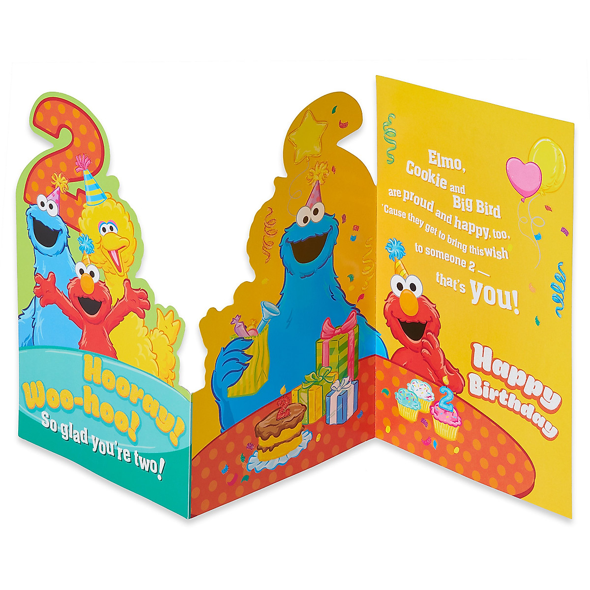 American Greetings 2nd Birthday Card (Sesame Street)