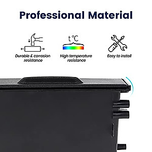 RED WOLF Single Din Car CD Player Radio Stereo Dash Trim Storage Pocket Box Kit Mounting Pocket Fit Toyota Universal Black Durable ABS for Collecting Items