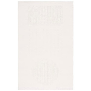 Safavieh Natura Collection 8' x 10' Ivory NAT222A Handmade Modern Contemporary Wool Area Rug