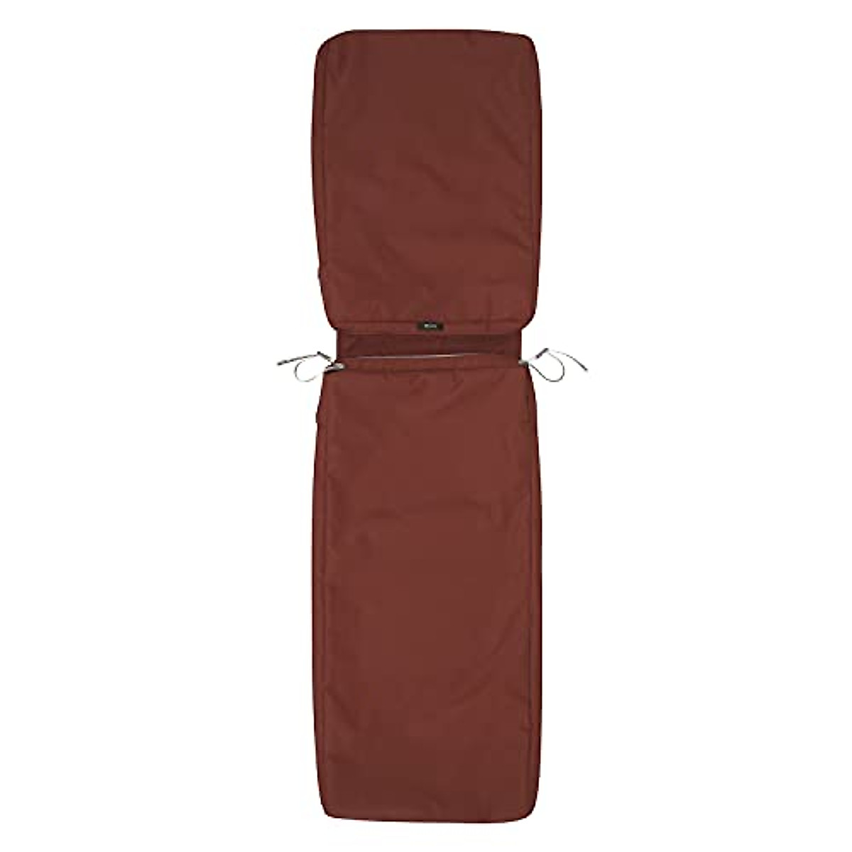 Classic Accessories Ravenna Water-Resistant 72 x 21 x 3 Inch Patio Chaise Lounge Cushion, Spice, Patio Cushion