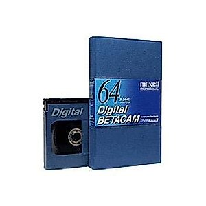 Maxell BD-64L Digital Betacam Video Tape, 64 Minute